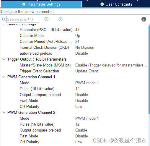 Stm32cubemx 定时器主从多通道发送固定脉冲数stm32cubemx 定时器主从模式 Csdn博客