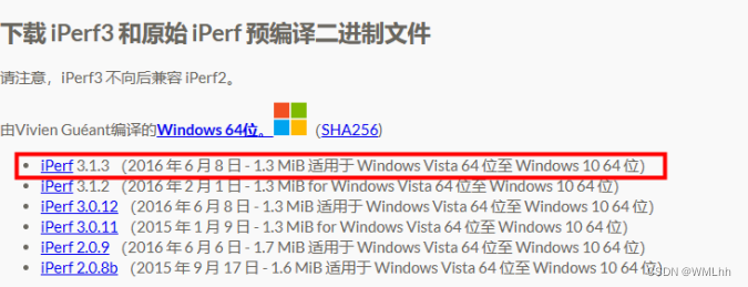 windows平台使用iperf3_iperf3 windows-CSDN博客