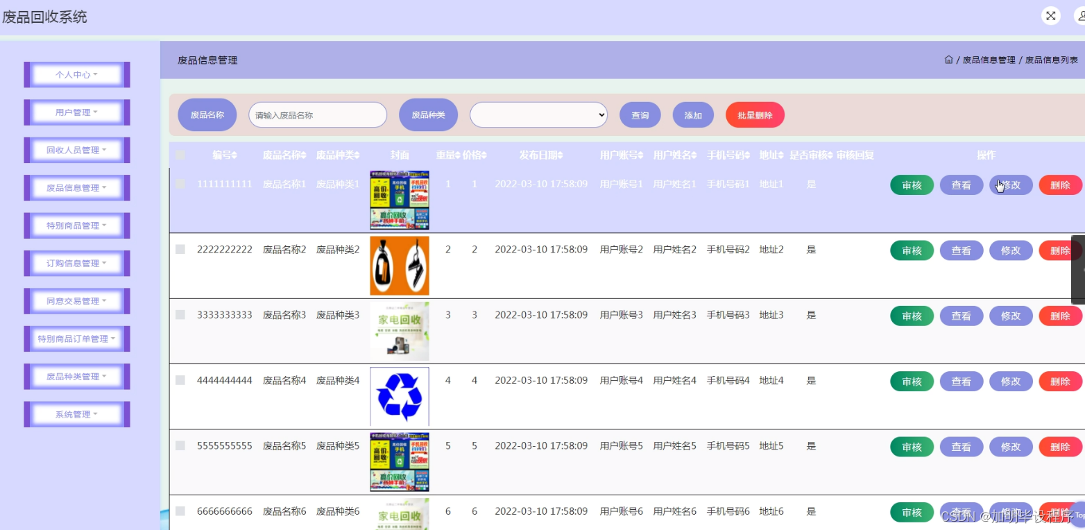 废品回收系统jspjavaspringmvcmysqlmybatis废布回收系统 Csdn博客