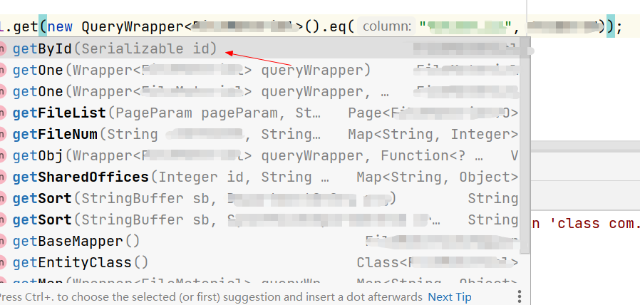 mybatis出现There is no getter for property named ‘Id‘ in ‘class com.baomidou.mybatisplus_there is ...