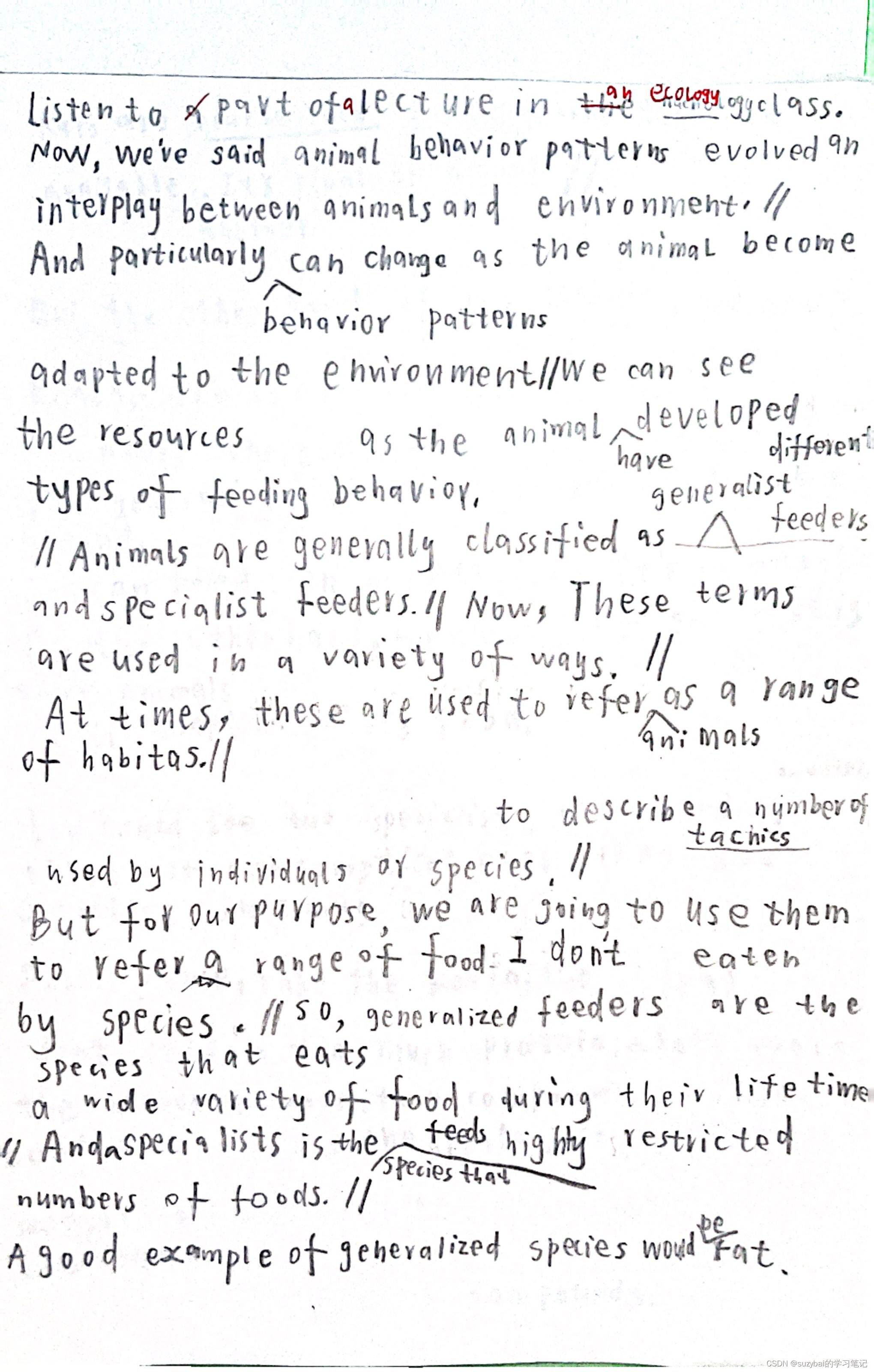 [230529] 托福听力真题｜TPO67 13/30｜Lecture1 Ecology:Animal Behavior Patterns｜3 ...