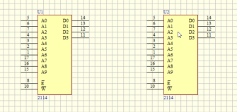 (实验)使用Protel 99se绘制2114存储器芯片（详细）_仿真实验2114-CSDN博客