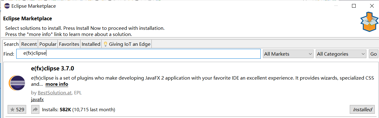 Eclipse中javafx安装与出现错误 缺少 Javafx 运行时组件 需要使用该组件来运行此应用程序的解决方法 Csdn博客