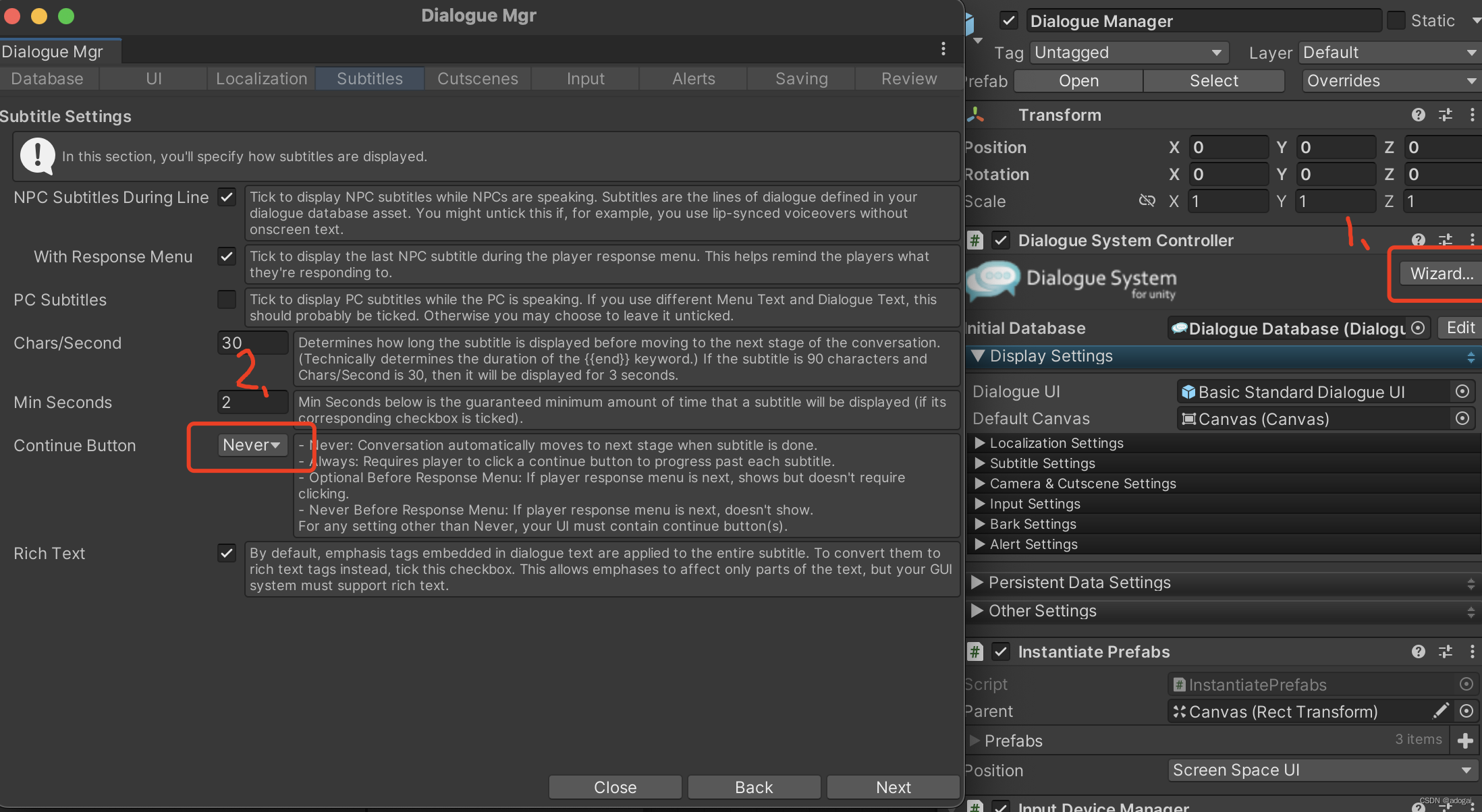 Dialogue System for Unity使用（二）实战_unity dialogue system-CSDN博客