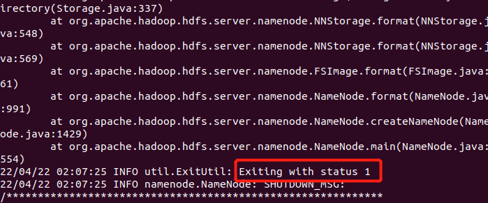 配置Hadoop格式化namenode时报错cannot create directory /usr/local/hadoop/tmp/dfs/name/current_hadoop格式化 ...