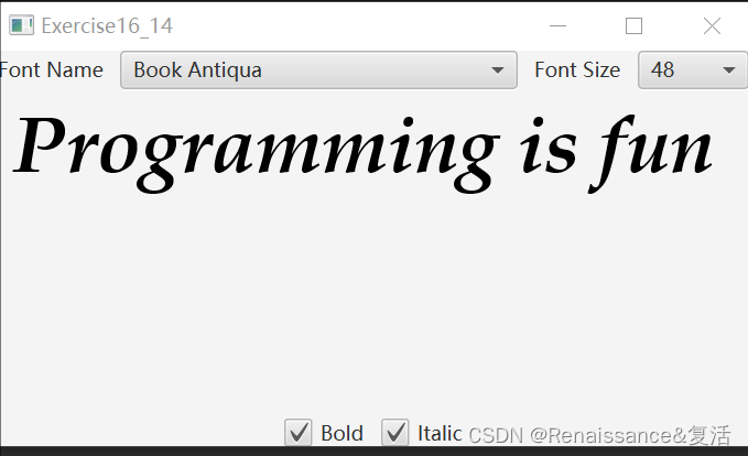 JavaFX、选择一种字体_javafx 字体 斜体-CSDN博客