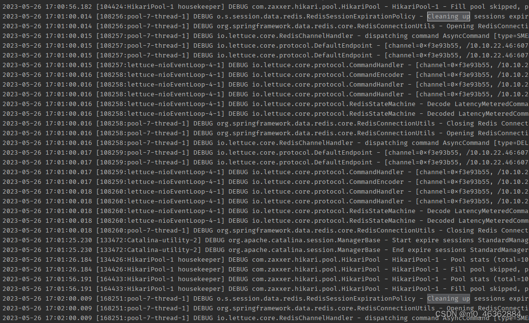 SpringSession Redis的存储结构以及清理策略_spring:session:expirations-CSDN博客