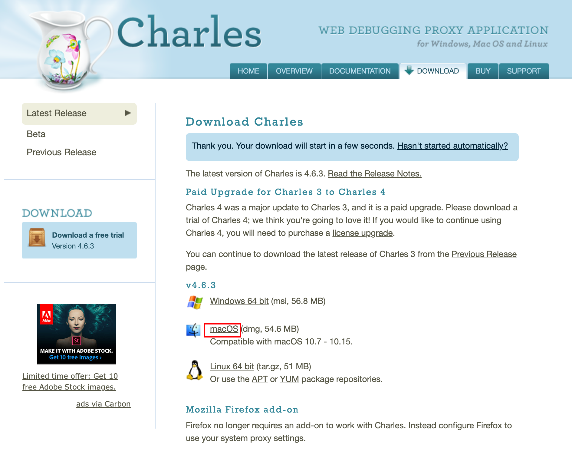 Charles下载安装使用_charles download a free trial-CSDN博客
