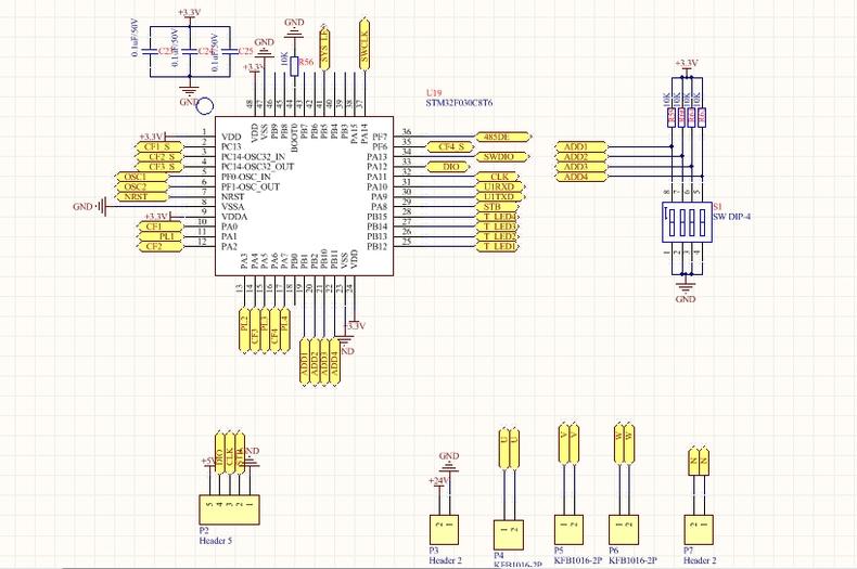三相功率板，测量三相电压电流，PCB，原理图和程序。STM32F030C8_三相动态电压和电流测量模块pcb-CSDN博客