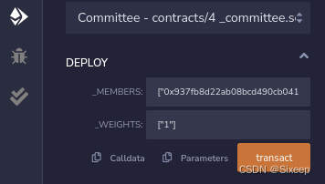 remix上部署智能合约报错“creation of Committee errored: Error encoding arguments: Error: expected array ...