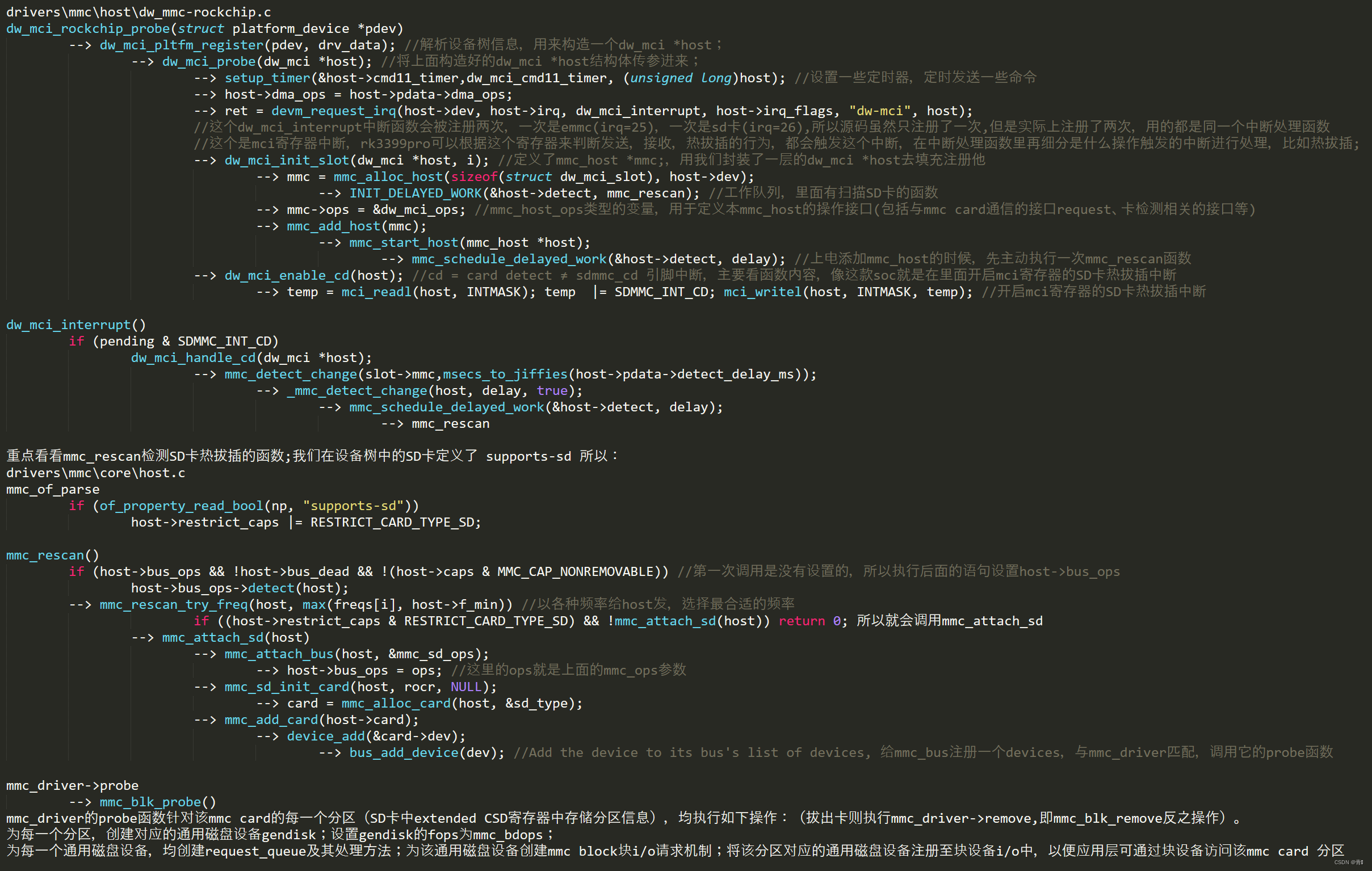 mmc子系统框架_linux内核mmc 流程-CSDN博客