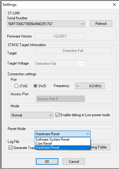 ST-link Utility Can not connect to target 链接不上 解决方法-CSDN博客