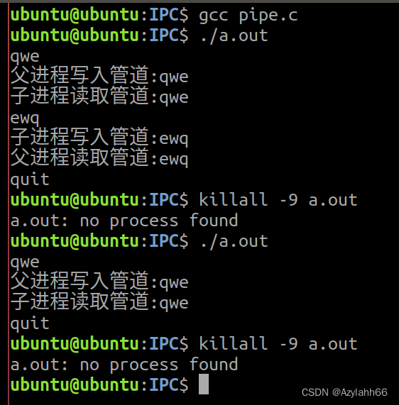 Io 用管道的方式实现父子进程通信c语言使用文件io 实现父进程向子进程发送信息 Csdn博客