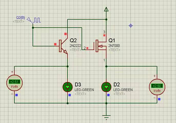 模拟电路学习之MOS管和三极管在PROTUES里面的对比_proteus mos管-CSDN博客