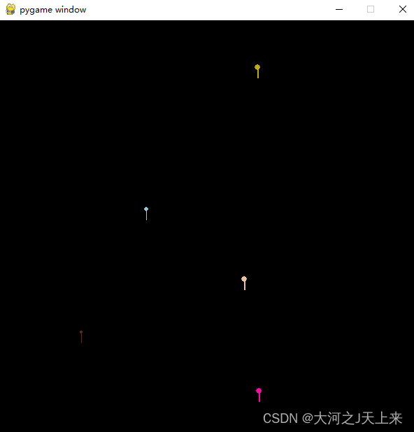 pygame完成一个流星的简易--＞升级版-CSDN博客