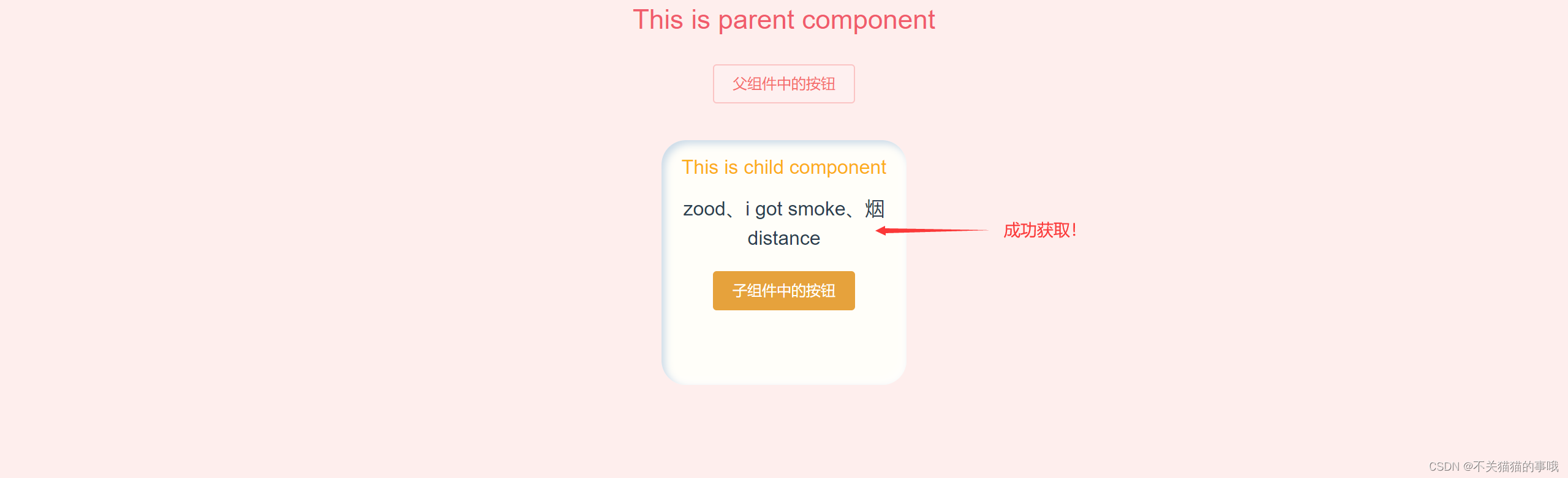 Vue组件通信：父组件向子组件传递数据 And Props详解 Csdn博客
