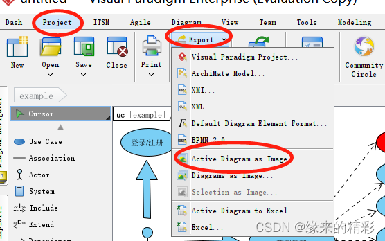 Visual Paradigm导出去除水印技巧_visual paradigm怎么导出-CSDN博客