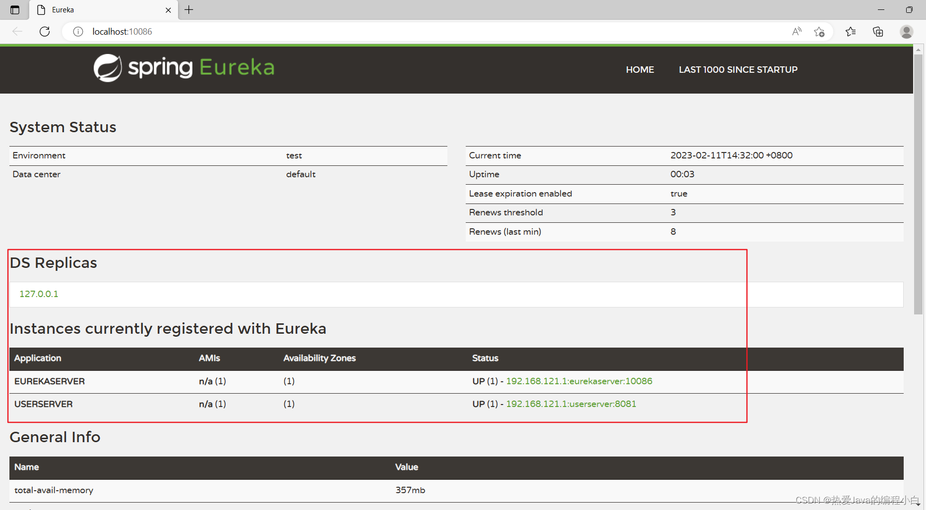 基于Eureka实现服务注册和服务发现_利用eureka组件实现服务注册与发现-CSDN博客