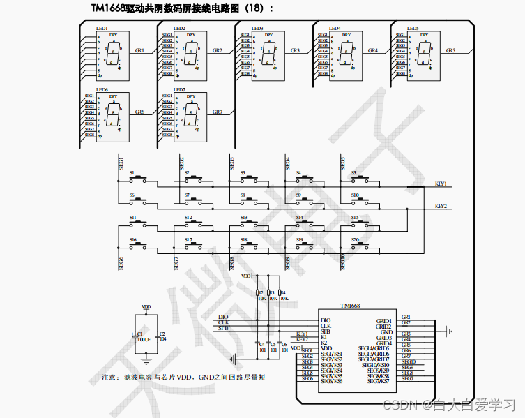 点灯之路之TM1668驱动_tm1668驱动程序-CSDN博客