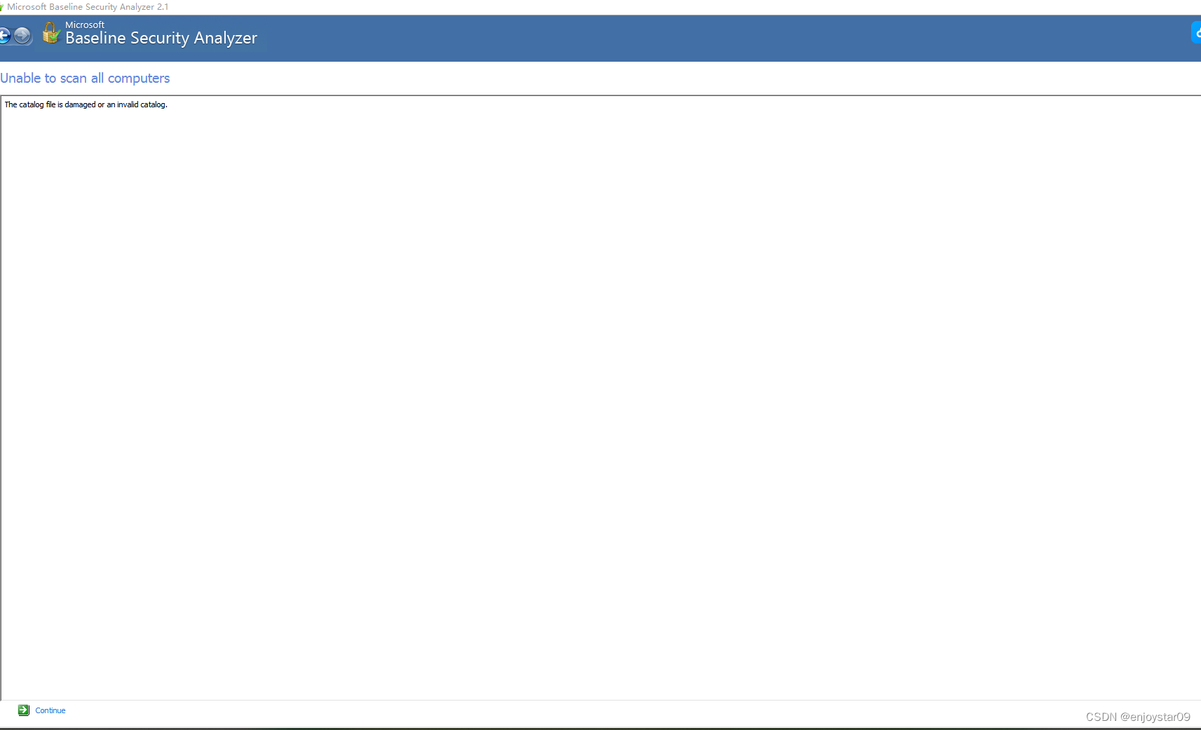 用MBSA V2.1基准安全分析器扫描电脑显示这个怎么解决-CSDN博客