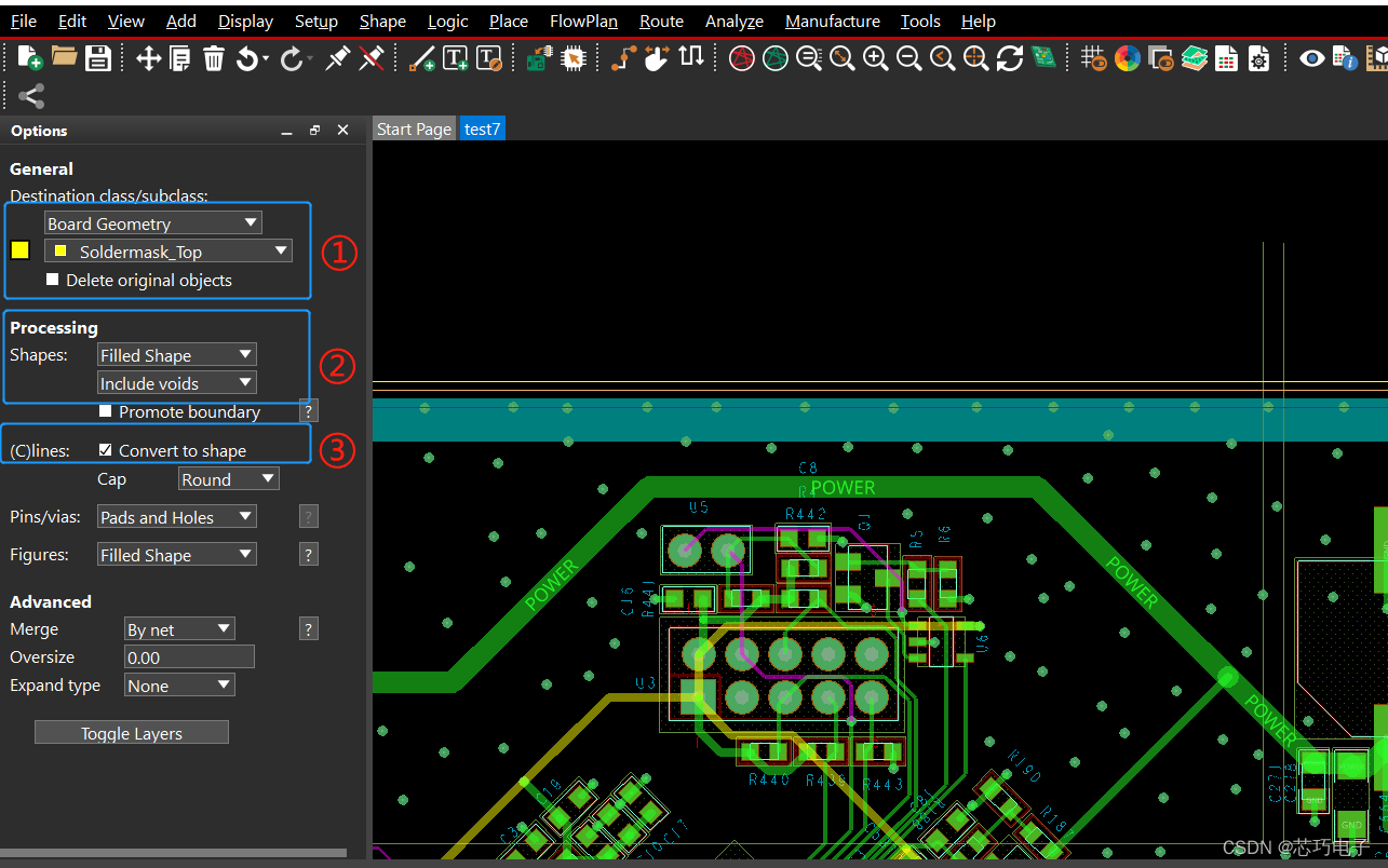 Allegro PCB设计小诀窍系列--如何把PCB板上的线变成铜皮_allegro cross copy-CSDN博客