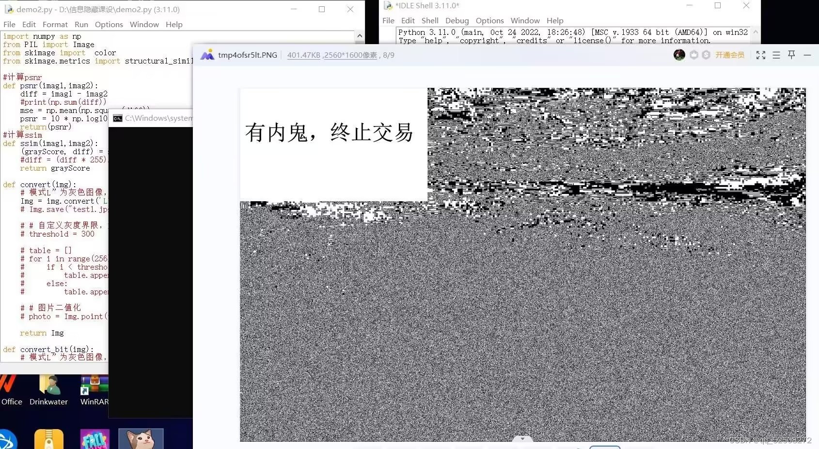 信息隐藏与水印技术(课设)信息隐藏技术课程设计 Csdn博客