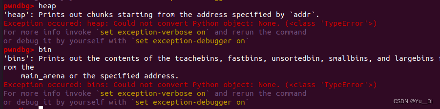 解决（docker中）64位ubuntu系统pwndbg无法调试32位程序堆块无法使用bin和heap的问题_pwn gdb看不到heap-CSDN博客