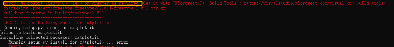 解决 Python安装matplotlib模块报错问题详细步骤pip Install Matplotlib报错 Csdn博客