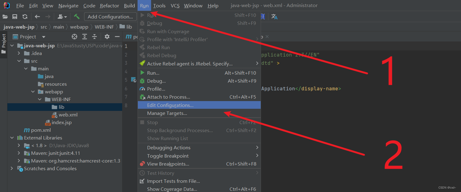 Java-Web之 IDEA + Maven + JDK8 + Tomcat 项目搭建_maven配置jdk8版本项目构建-CSDN博客