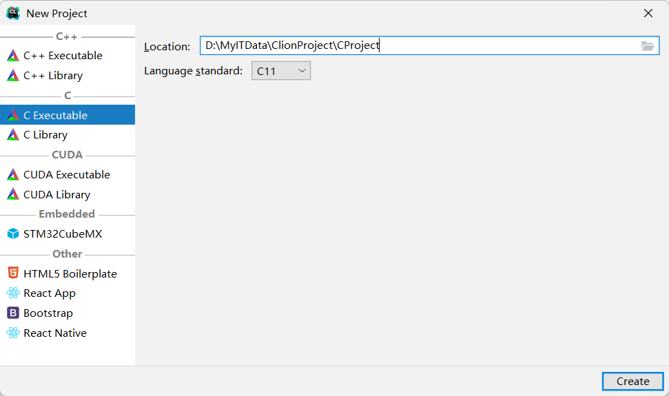 CLion：使用CLion新建一个C语言项目_clion创建c语言项目-CSDN博客