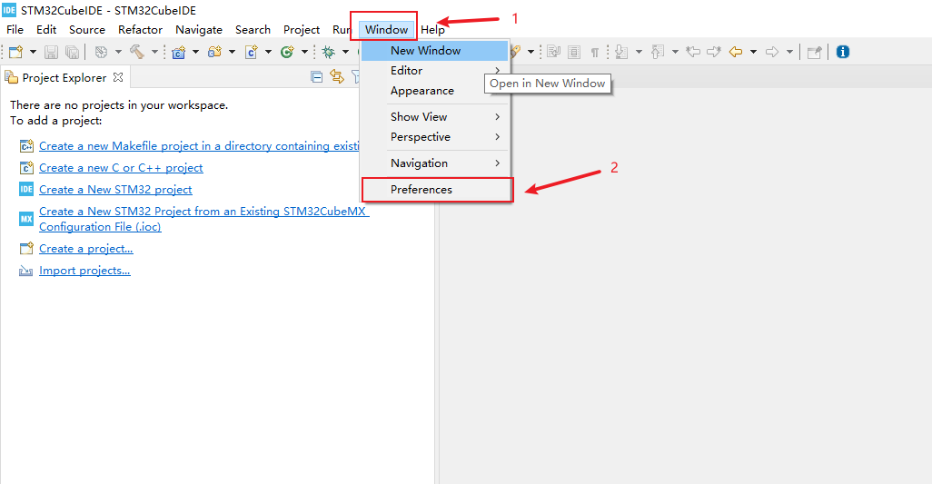 stm32cubeIDE and stm32cubeMX library file installation path custom settings - Programmer Sought
