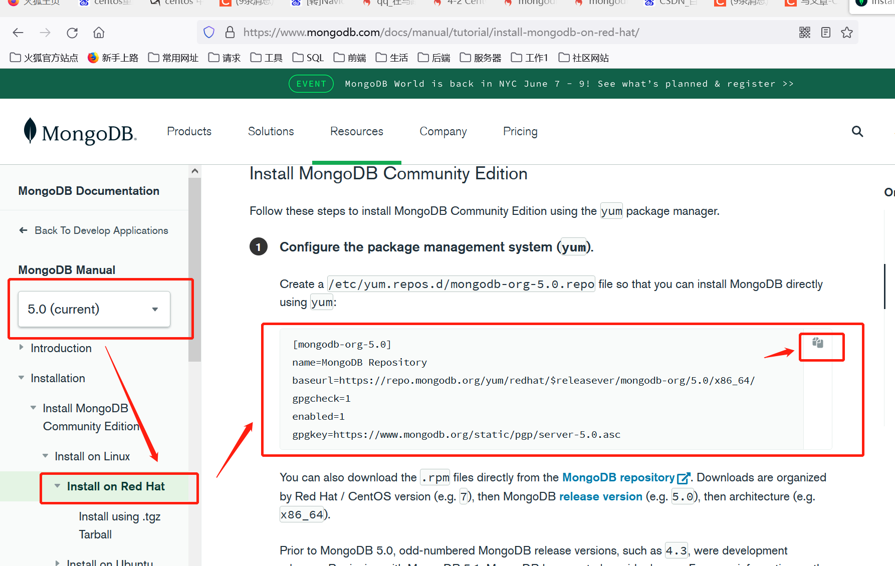 centos8里面安装mongodb_mongod.service: failed with result 'core-dump'.-CSDN博客