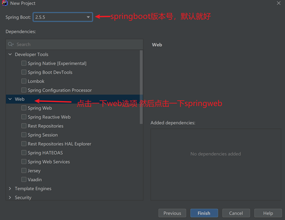 新手直接上手创建并运行一个java springboot的hello world项目（IDEA 2021）_springboot用idea实现helloworld应用他的端口号-CSDN博客