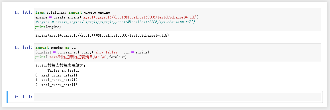 【学习笔记】Jupyter连接MySQL数据库“create_engine”报错与解决方案 - pandas统计分析基础_jupyter no module named pymysql-CSDN博客