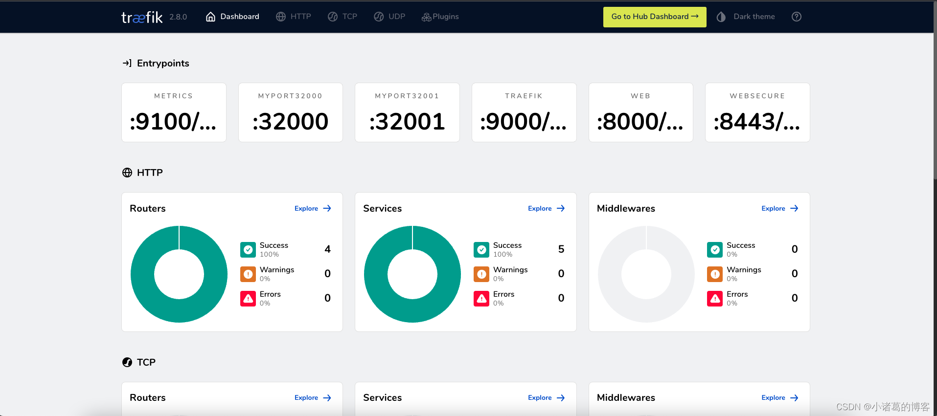 k8s使用traefik暴露http服务和tcp服务_traefik tcp-CSDN博客