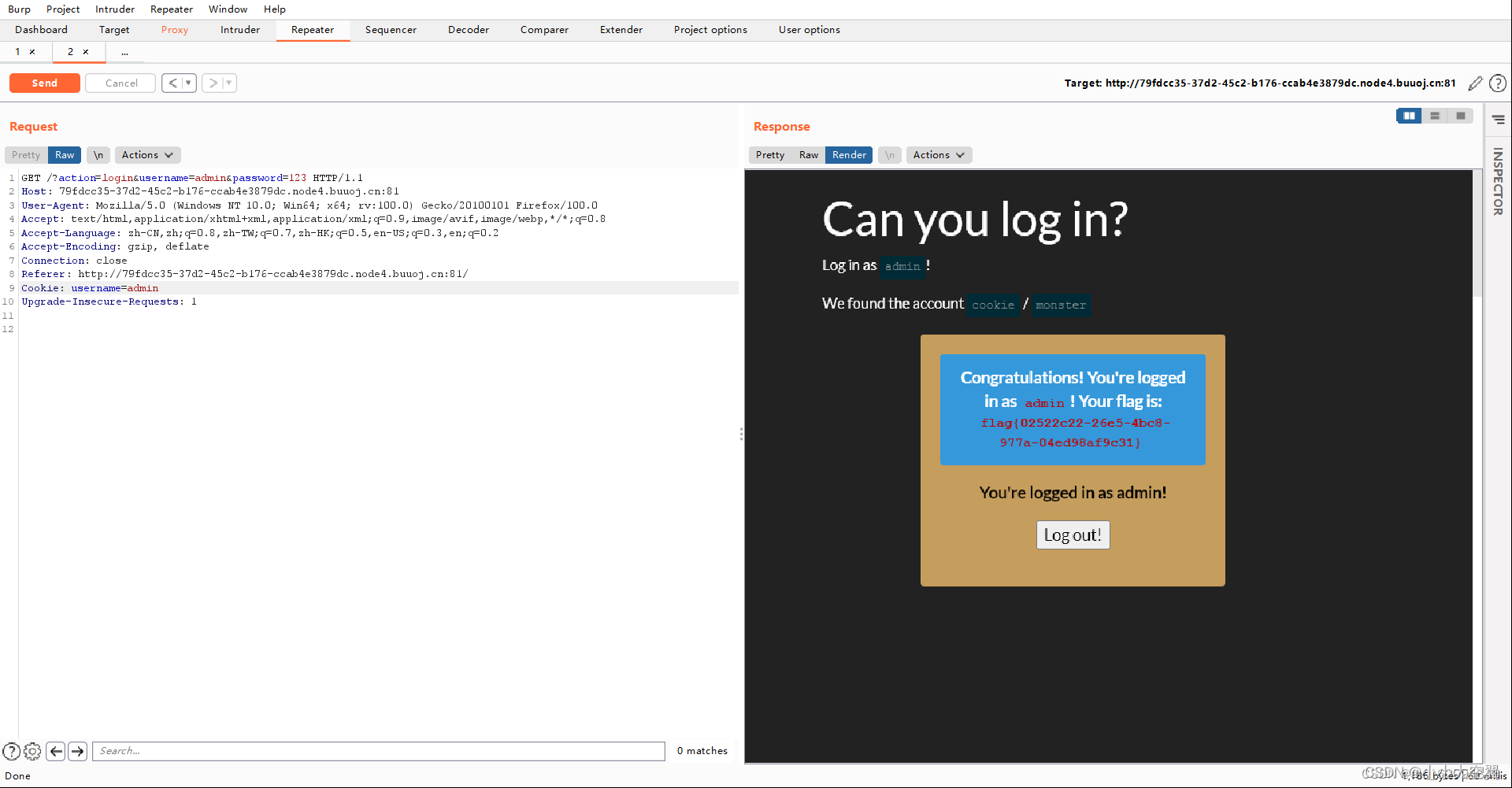 Buuctf (cookie)[BSidesCF 2019]Kookie 1-CSDN博客