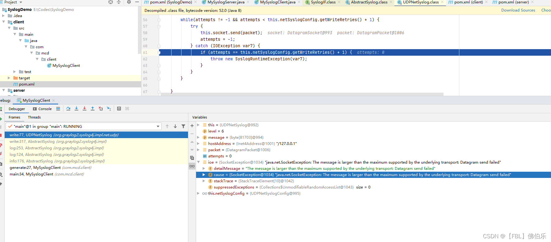 【Syslog】采用Syslog4j发送总线日志-CSDN博客