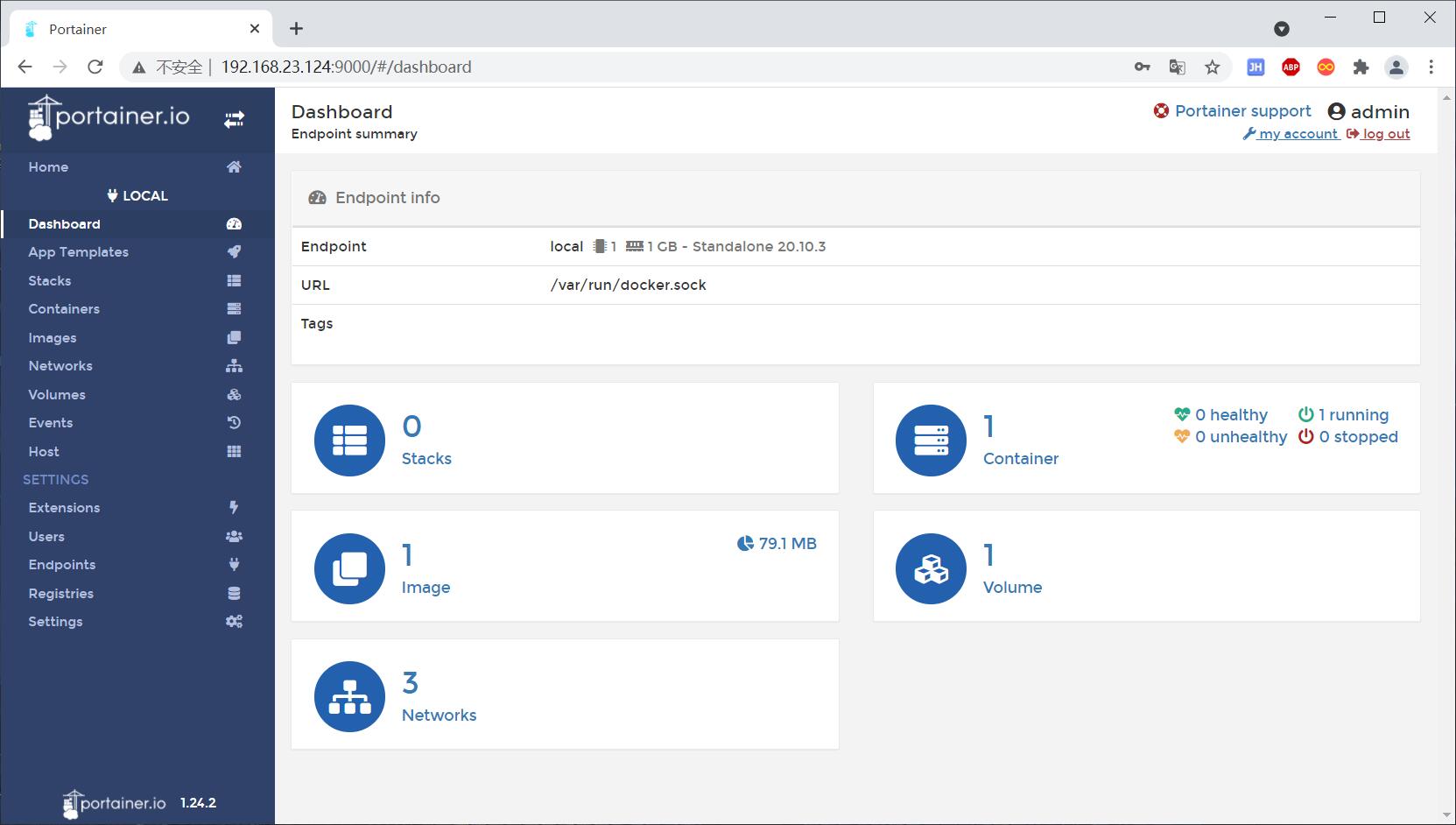Docker入门到实践 (九) docker可视化界面portainer的安装与使用_访问 portainer-CSDN博客