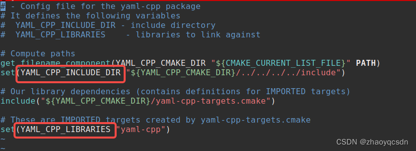 cmake使用find_package调用库_yaml-cppconfig.cmake yaml-cpp-config.cmake-CSDN博客