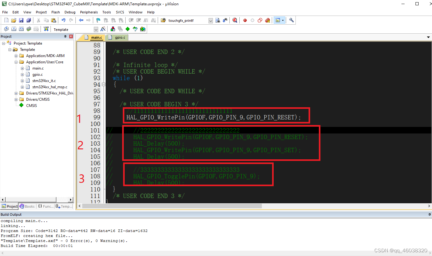 Stm32 Cubemx学习实验1：点亮ledstm32cubemx Has Been Modelled Csdn博客 