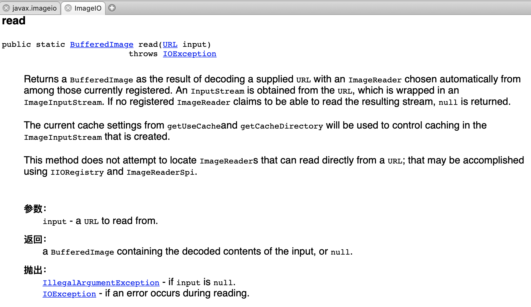 JAVA图片处理ImageIo.read(URL)返回Null-CSDN博客