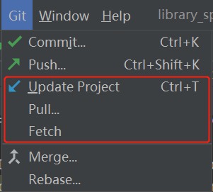 Android Stuido 拉代码区别 update project\pull\fetch git commod difference_android studio update ...