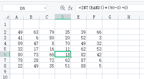 Excel 单元格设置随机整数与随机生成ABCD_随机生成abcd选项-CSDN博客