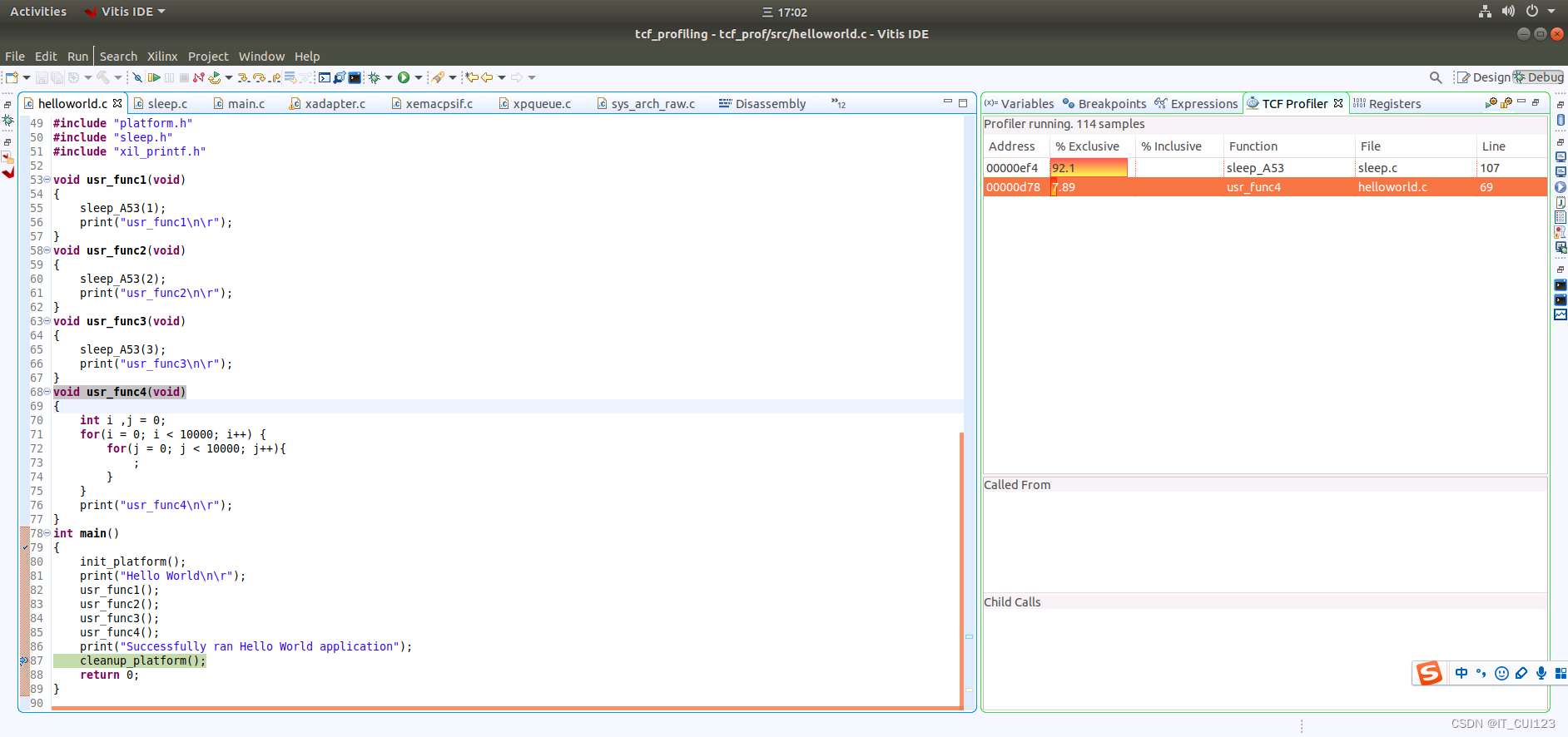 Xilinx Vitis TCF Profiler性能剖析器应用-CSDN博客