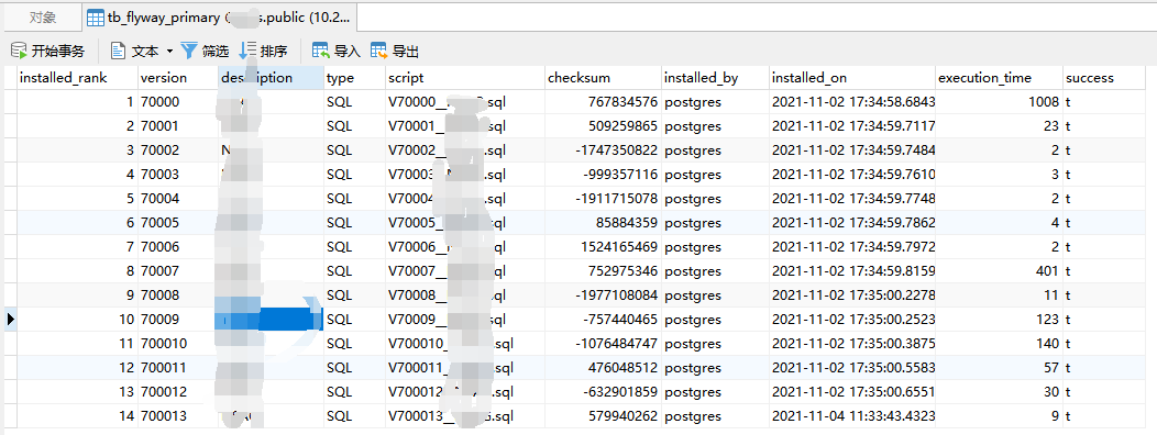 Caused by: org.flywaydb.core.api.FlywayException: Validate failed: Migration checksum mismatch ...