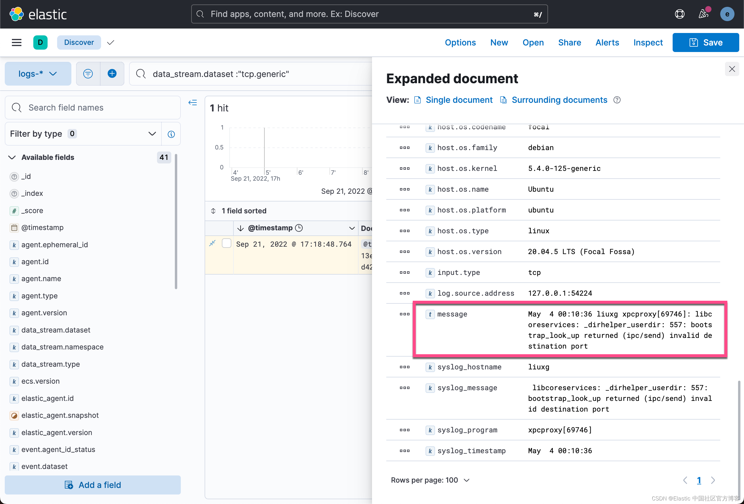 Observability：使用 Elastic Agent 来收集定制的 TCP 日志-CSDN博客