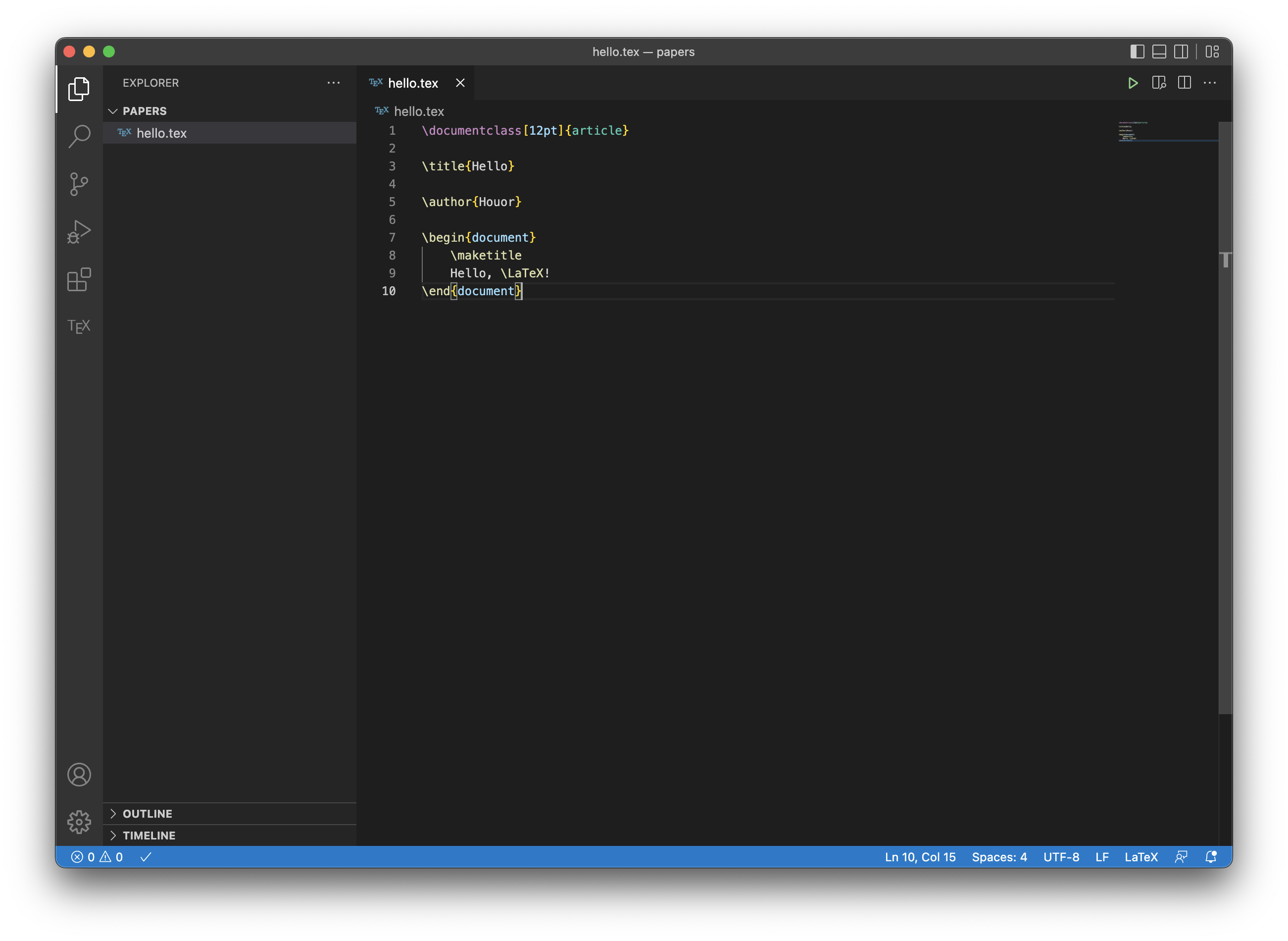 使用VS Code编辑TeX文件-CSDN博客