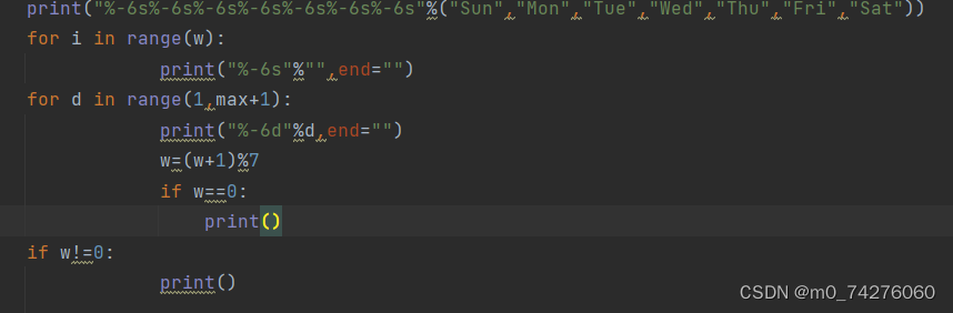 用python写一个万年历_python万年历代码-CSDN博客